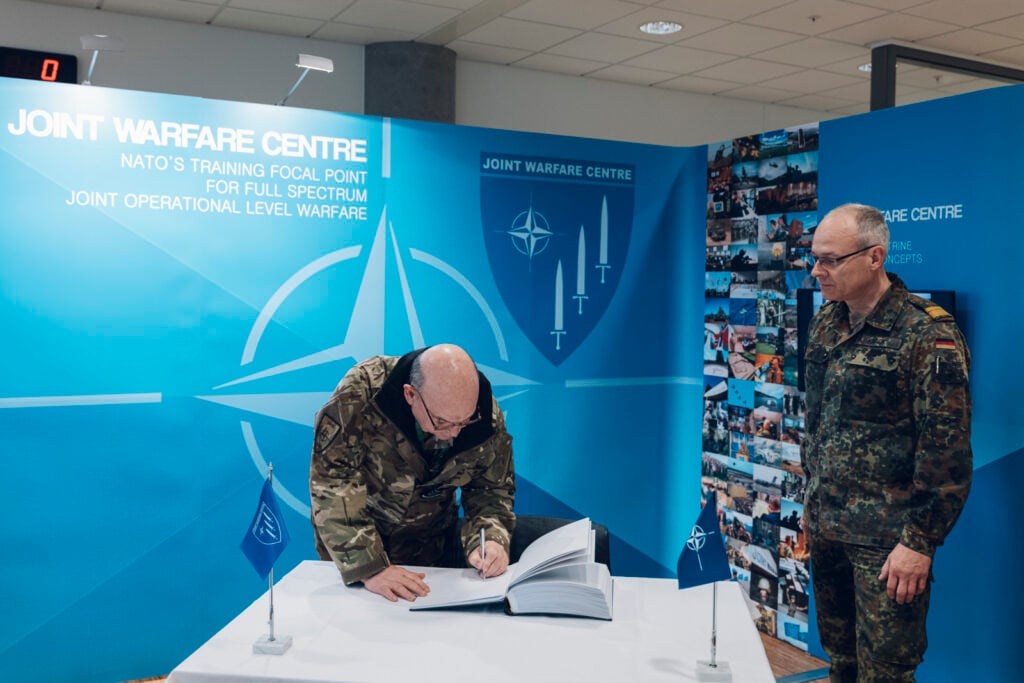 Military Committee Visits Joint Warfare Centre; NATO military leaders ...