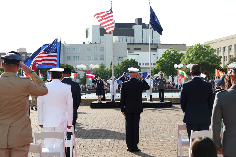Flag Raising Ceremony Kicks Off 70th Anniversary of Norfolk NATO ...