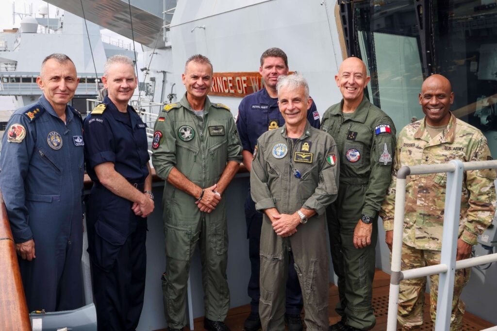 NATO Allied Command Transformation Leadership Visits HMS Prince of ...